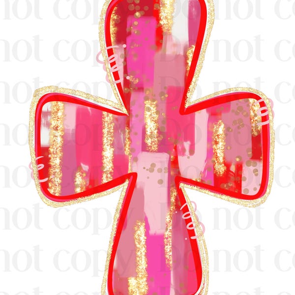 Handpainted Cross - Etsy