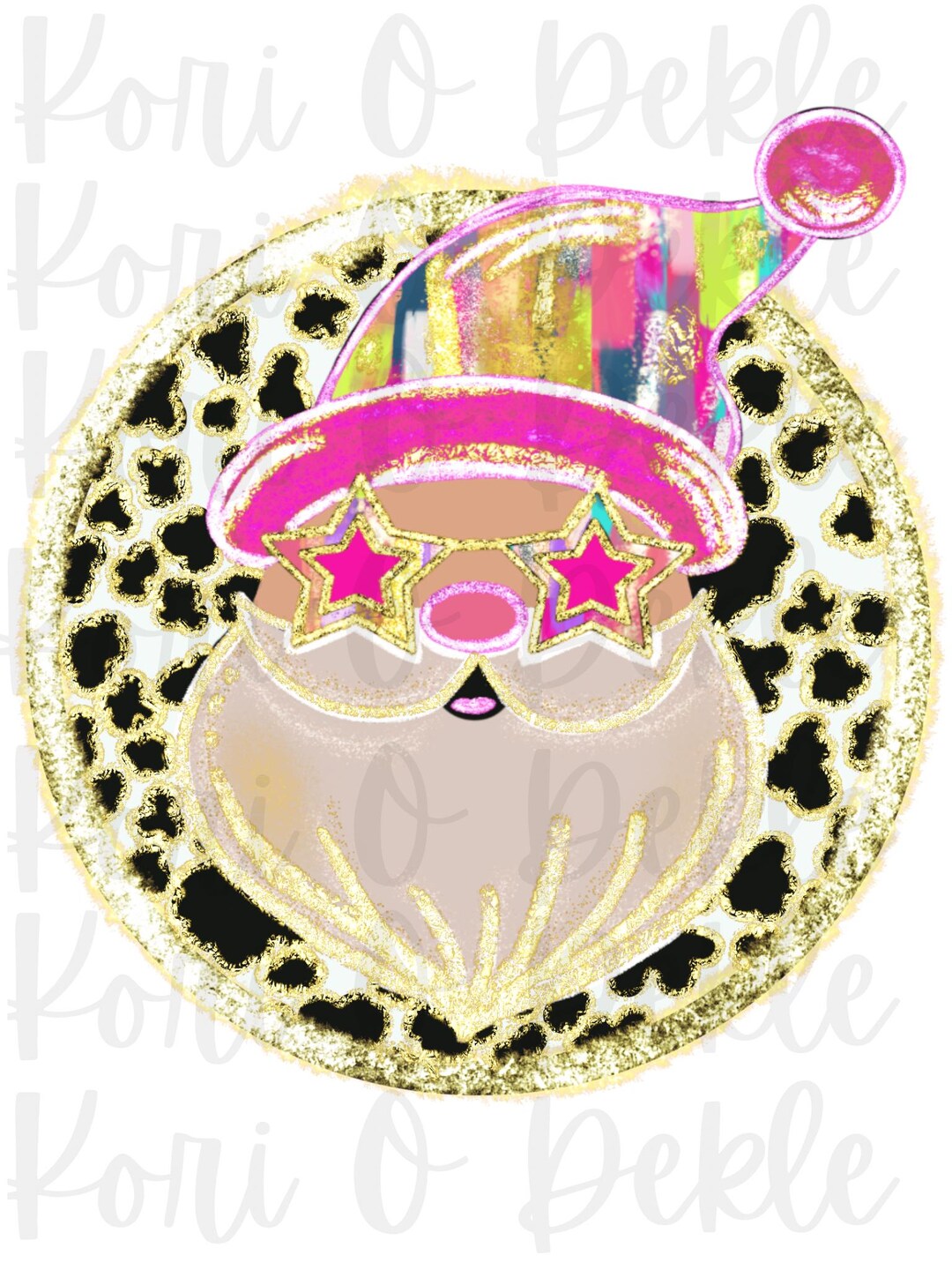 Boujee Santa PNG: Trendy Christmas Sublimation Design (digital Download ...