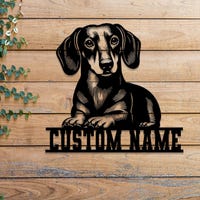 12" Round Dog Leash Holder Sign With Name, House Decor, Gift, Dog ...