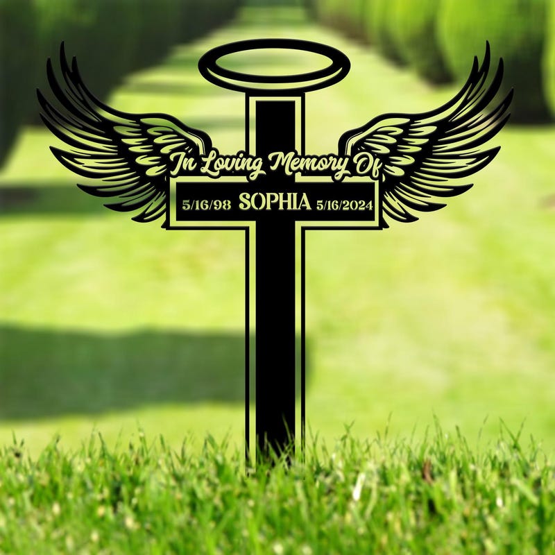 Roadside Memorial Cross - Etsy
