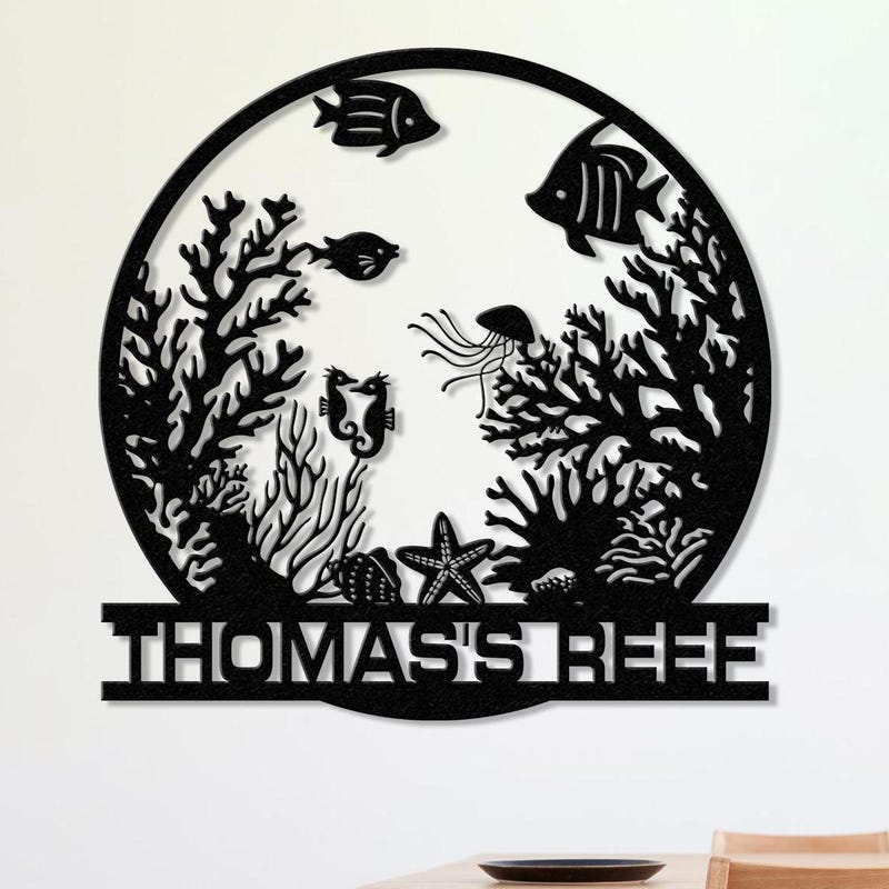 Sea Coral Metal Wall Art - Etsy