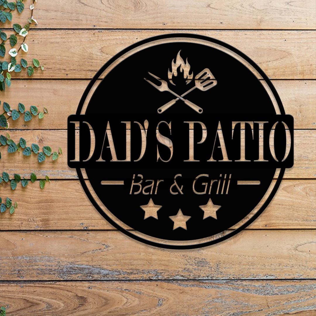 Personalized Metal BBQ Sign With LED Light, Metal Barbecue Sign, Metal ...