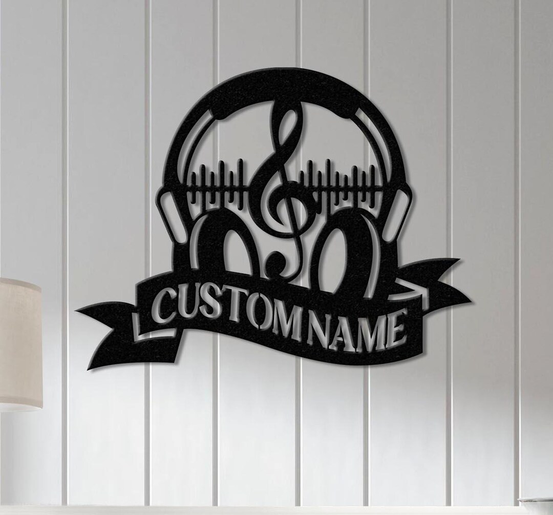 Vinyl Record Metal Wall Art, Musical Home Decor, Music Decor, Music ...