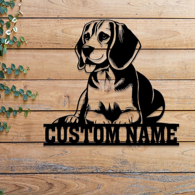 Beagle Metal Art - Etsy