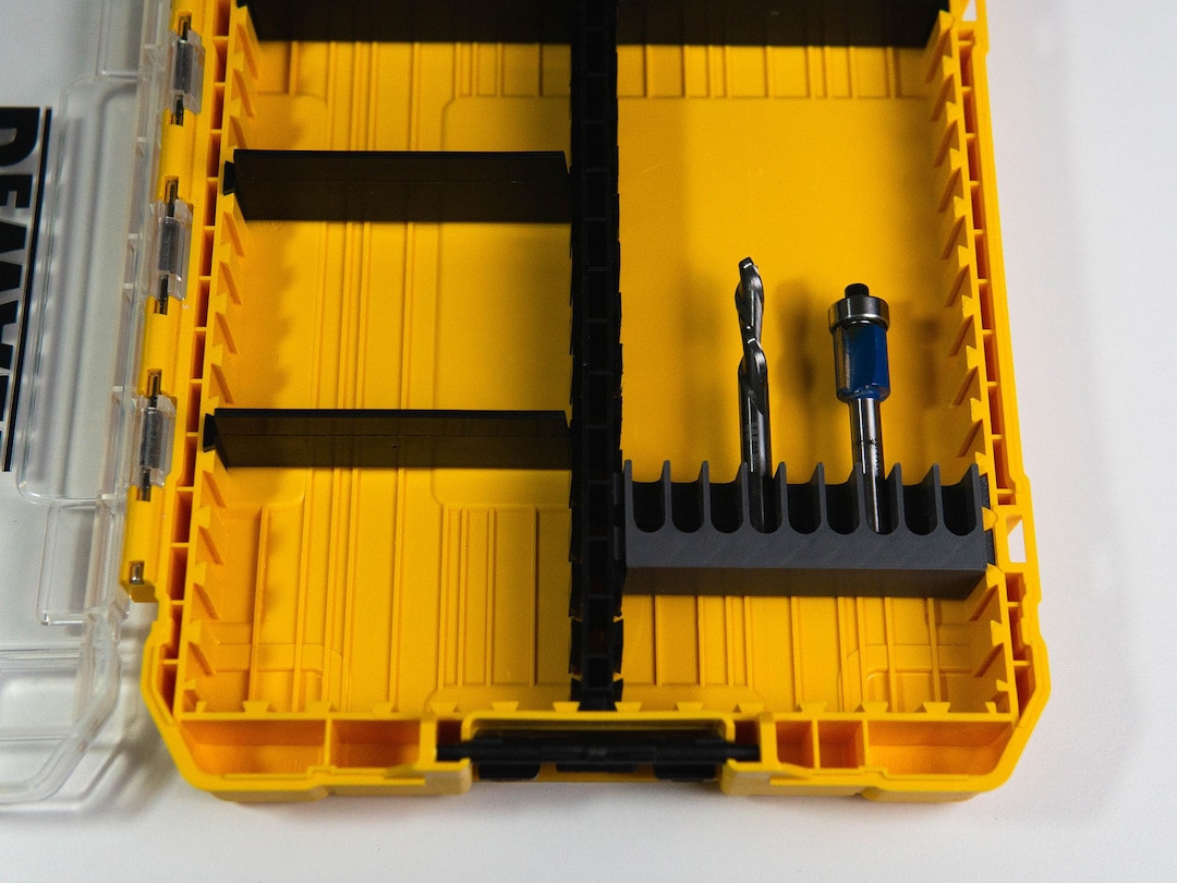 DEWALT Tough Case 1/4 Inch Router Bit Storage Insert - Etsy