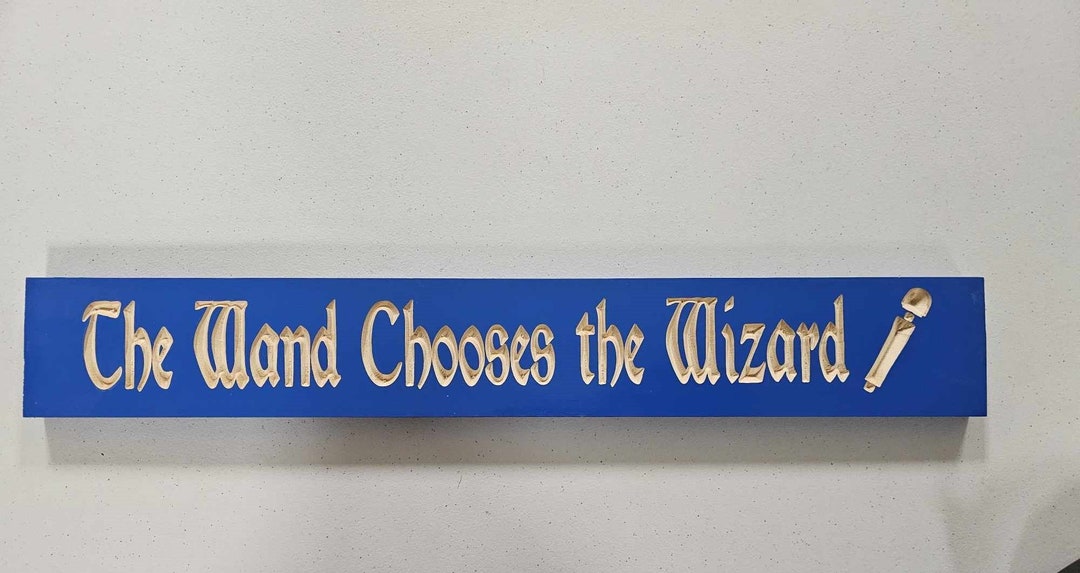 The Wand Chooses the Wizard - Etsy