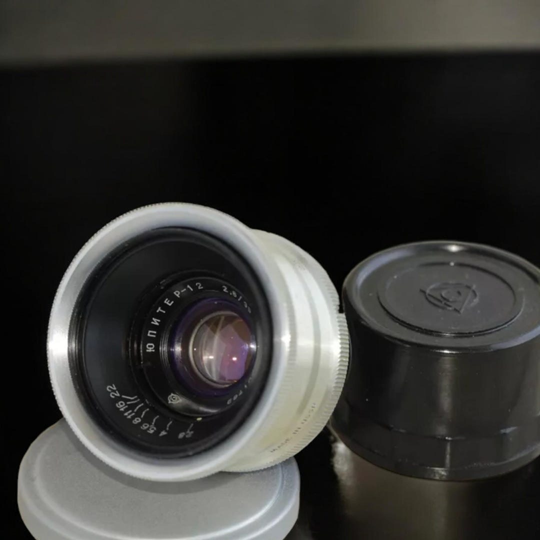 Jupiter-12 35mm F2.8 Lens FED Zorki Leica M39 Mount Serviced Soviet ...