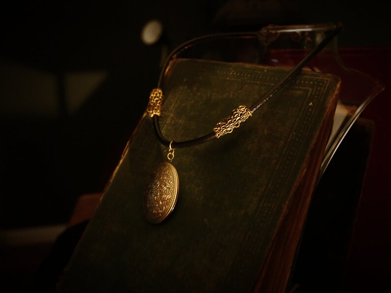 The Angerona - Handcrafted, Original Design, Leather and Chain Necklace ...