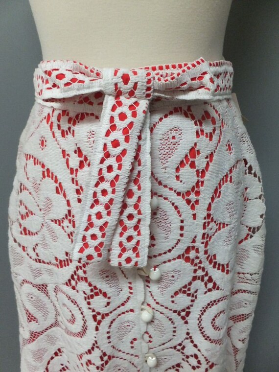 Vintage 70s Mel Warshaw Skirt for Miss Jane Miami Boh… - Gem