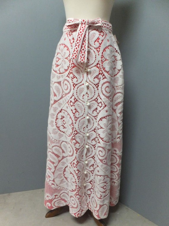 Vintage 70s Mel Warshaw Skirt for Miss Jane Miami Boh… - Gem