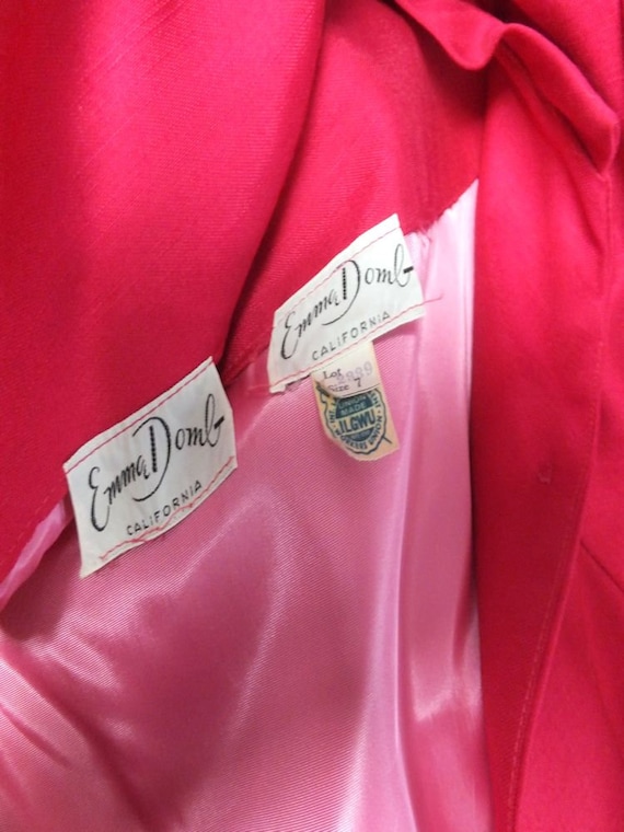 1960s Emma Domb Two Pc Ensemble, Dress & Matching Coa… - Gem