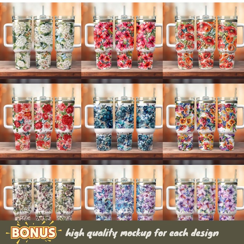 30+ 40oz Tumbler Bundle Sublimation Designs, Sublimation Designs ...