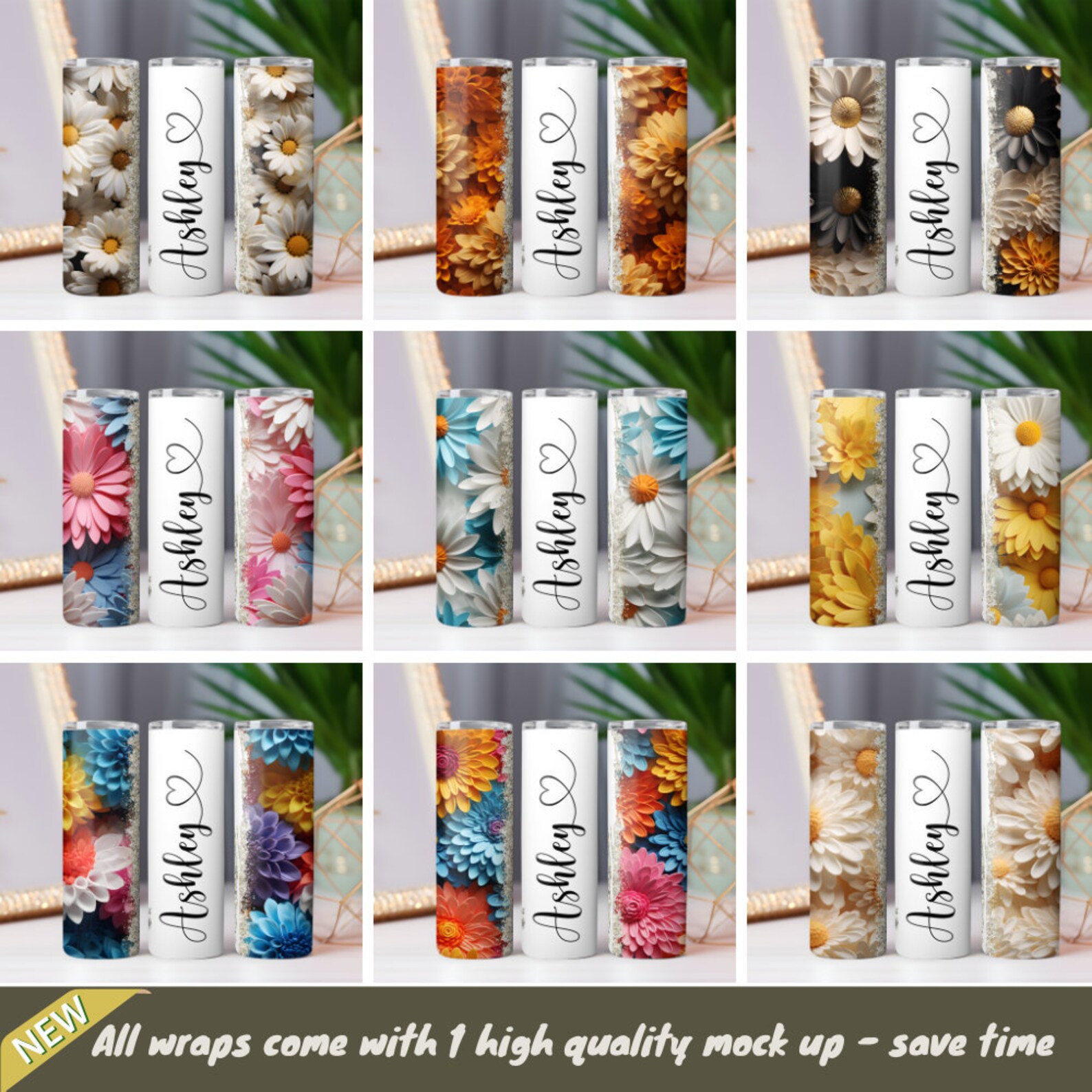 350+ Add Your Own Text Tumbler Wrap Bundle, 20 Oz Sublimation Designs ...