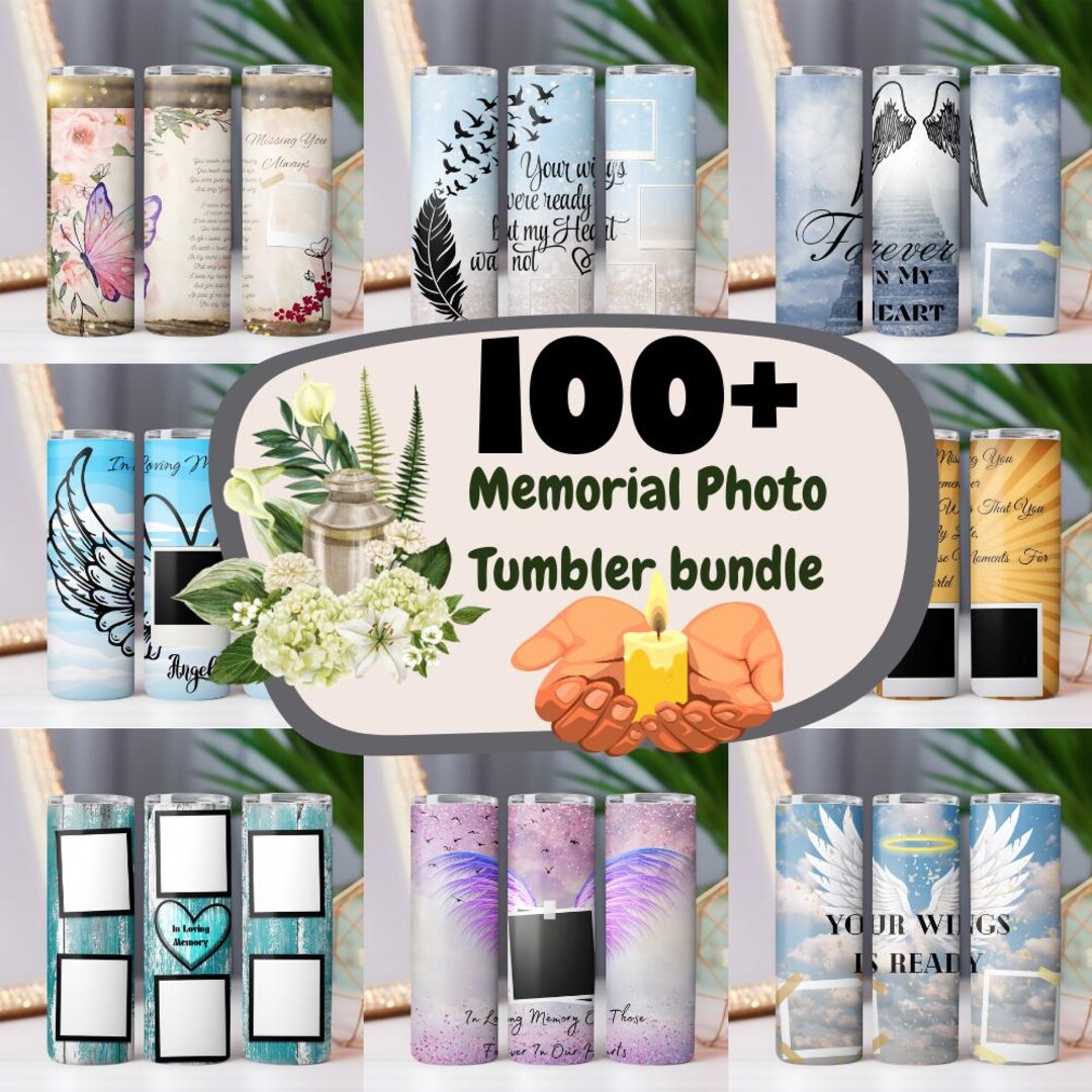 100 + Memorial Tumbler Wrap, Mom Memorial Tumbler, 20 Oz Memorial ...