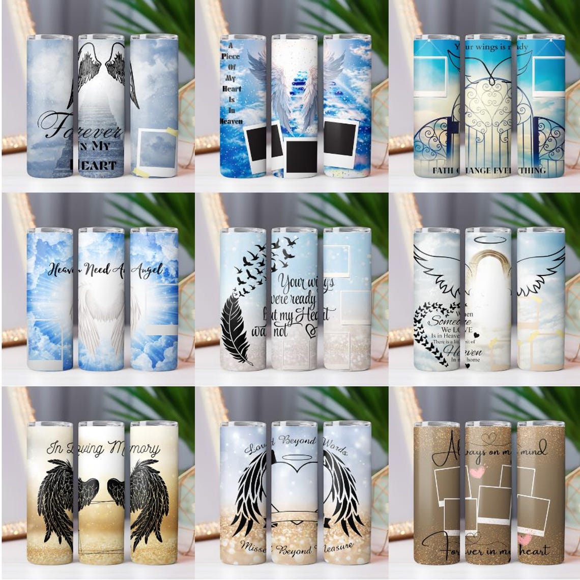 100 + Memorial Tumbler Wrap, Mom Memorial Tumbler, 20 Oz Memorial ...