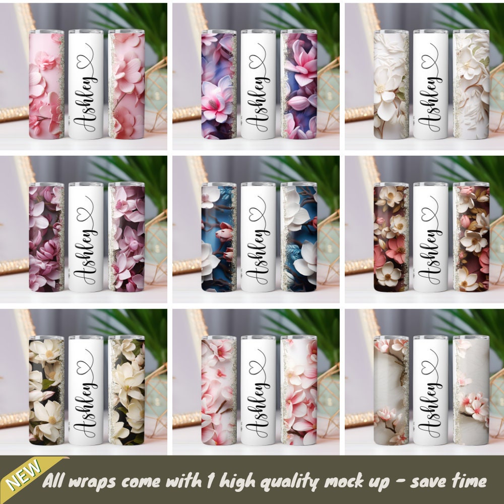 350+ Add Your Own Text Tumbler Wrap Bundle, 20 Oz Sublimation Designs ...