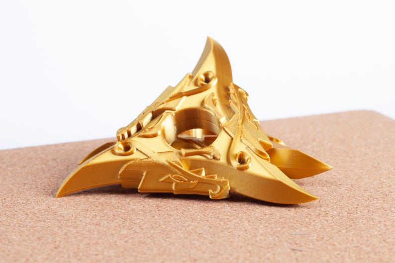 Golden Ninja Star of Ice Toy: 3D Printed Cosplay Prop Replica - Etsy