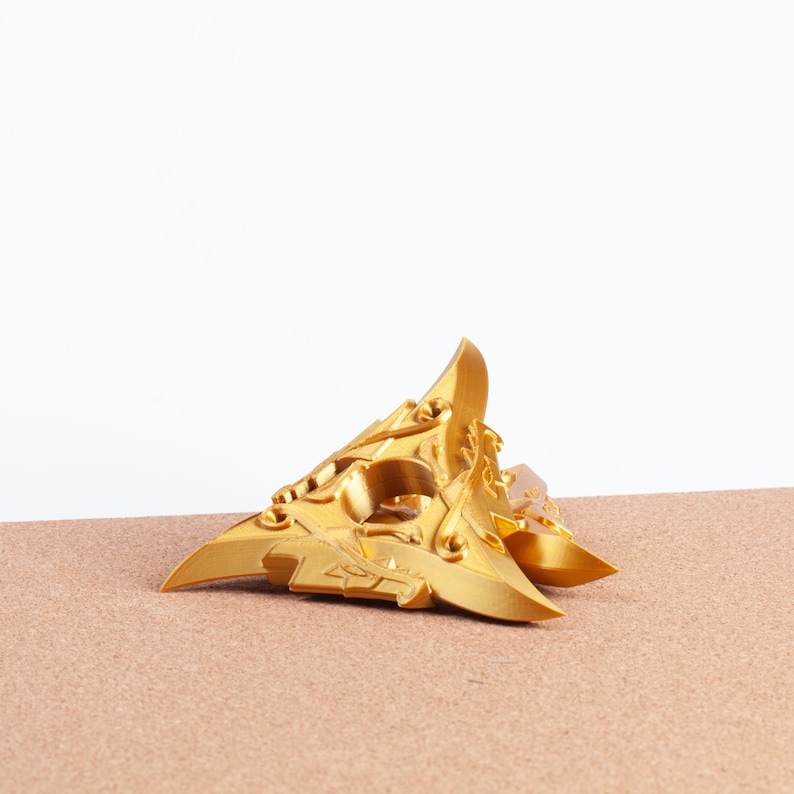 Golden Ninja Star of Ice Toy: 3D Printed Cosplay Prop Replica - Etsy