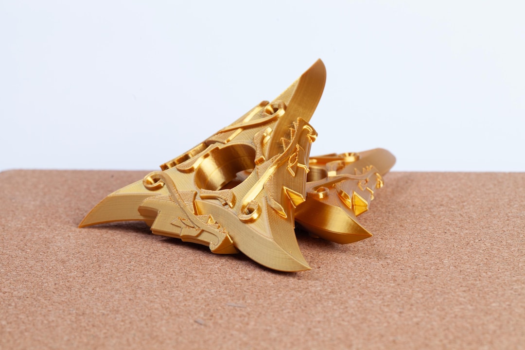 Golden Ninja Star of Ice Toy: 3D Printed Cosplay Prop Replica - Etsy