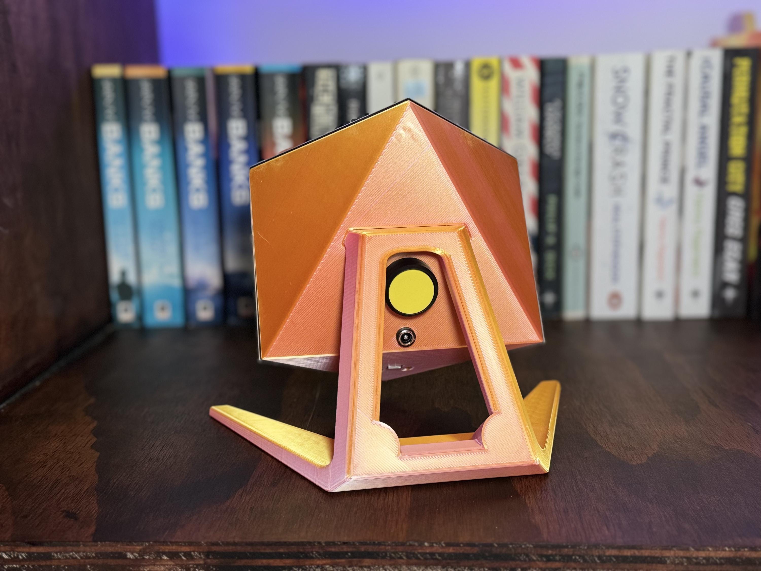 Prism-8: Pink Gold Stand. 3D Printed, Handmade Interactive LED Light ...