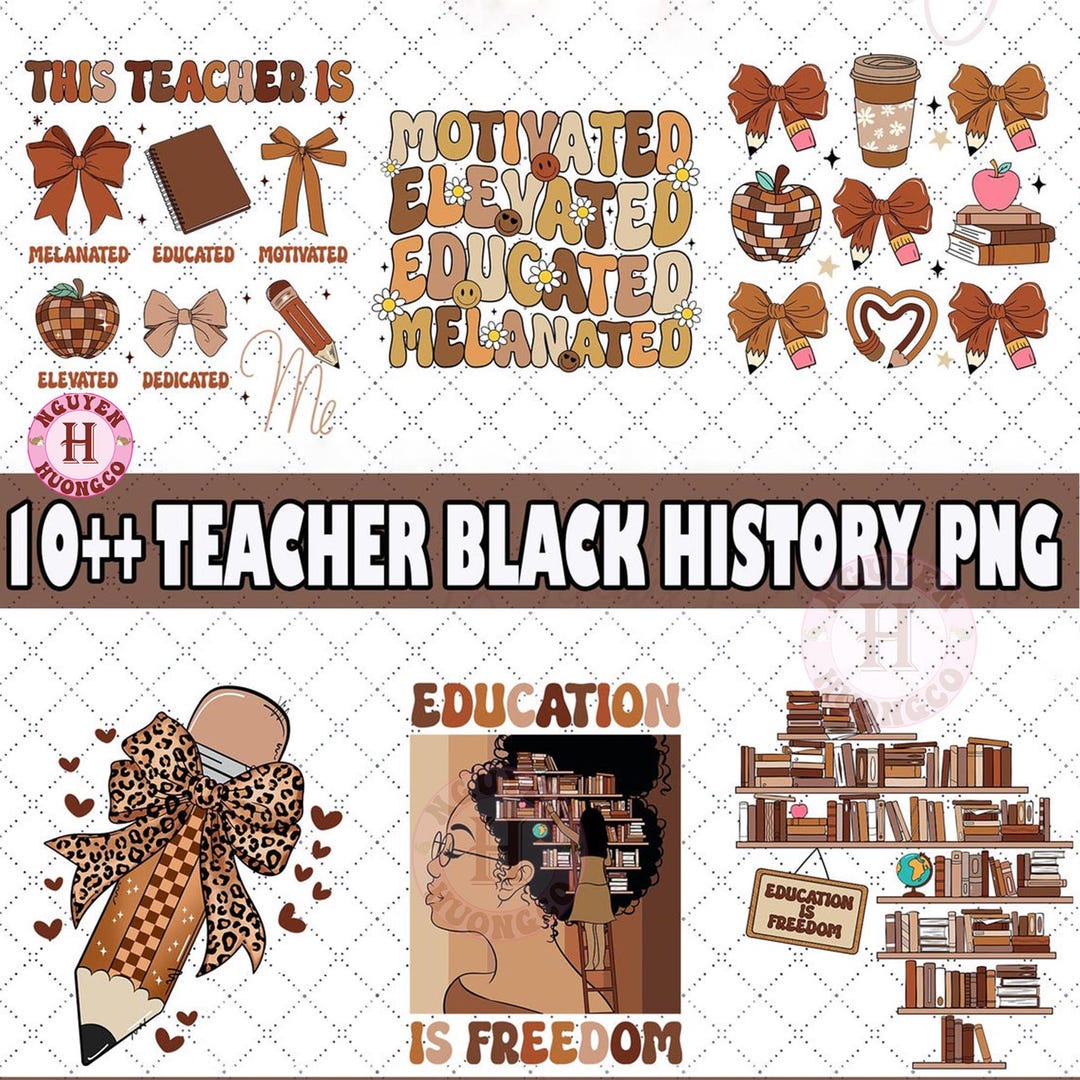 10+ Teacher Education Black History Bundle Png, Black History Bundle ...