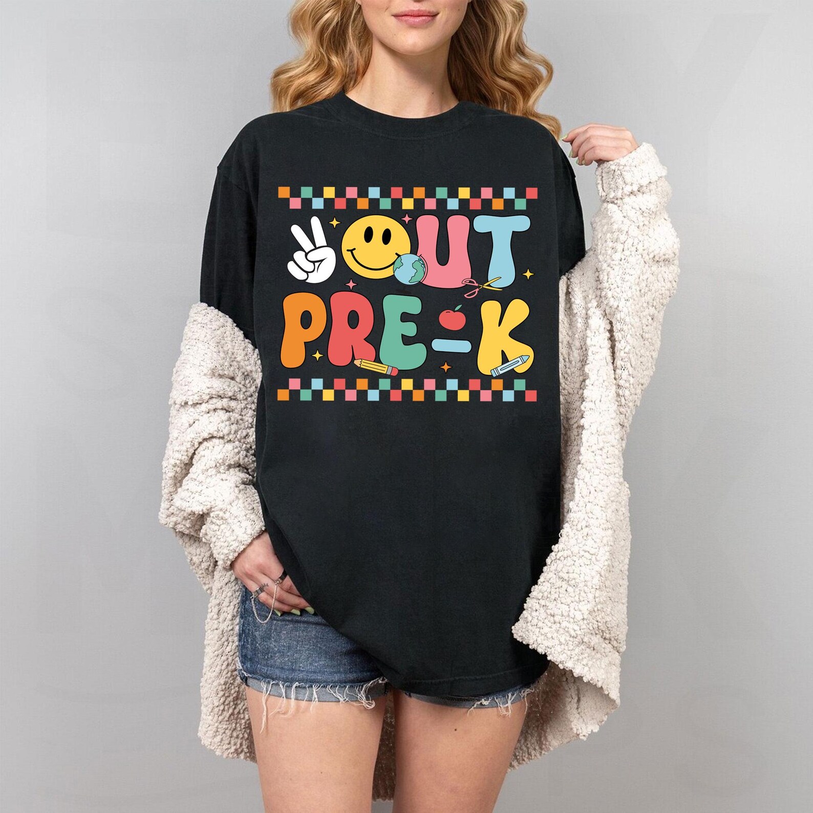 Peace Out Pre K Png, Last Day of School Png Peace Out School Png, Last ...