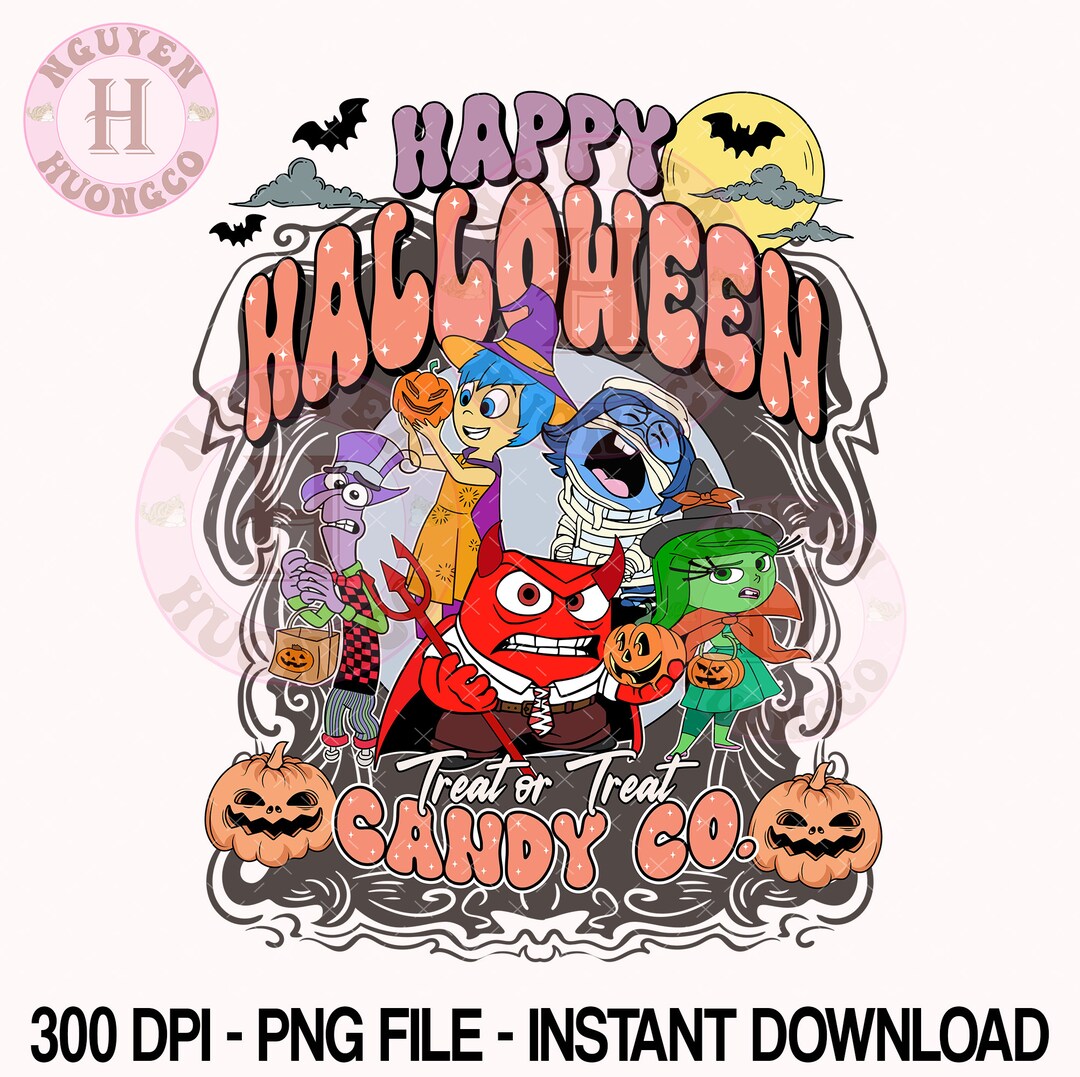 Spooky Inside Out Characters Halloween Png,halloween PNG, Halloween ...