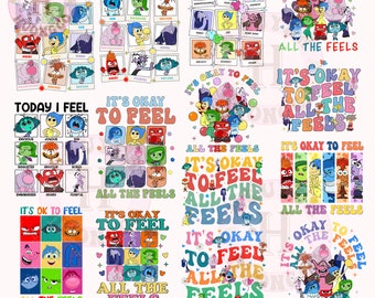 All Feelings Are Okay Inside Out Png, Cartoon Emotions Png, Mental ...