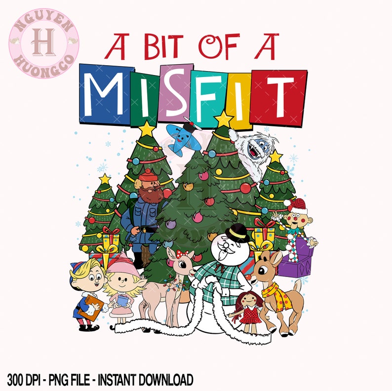 A Bit of A Misfit Png, Rudolph the Red-nosed Reindeer Christmas Png ...