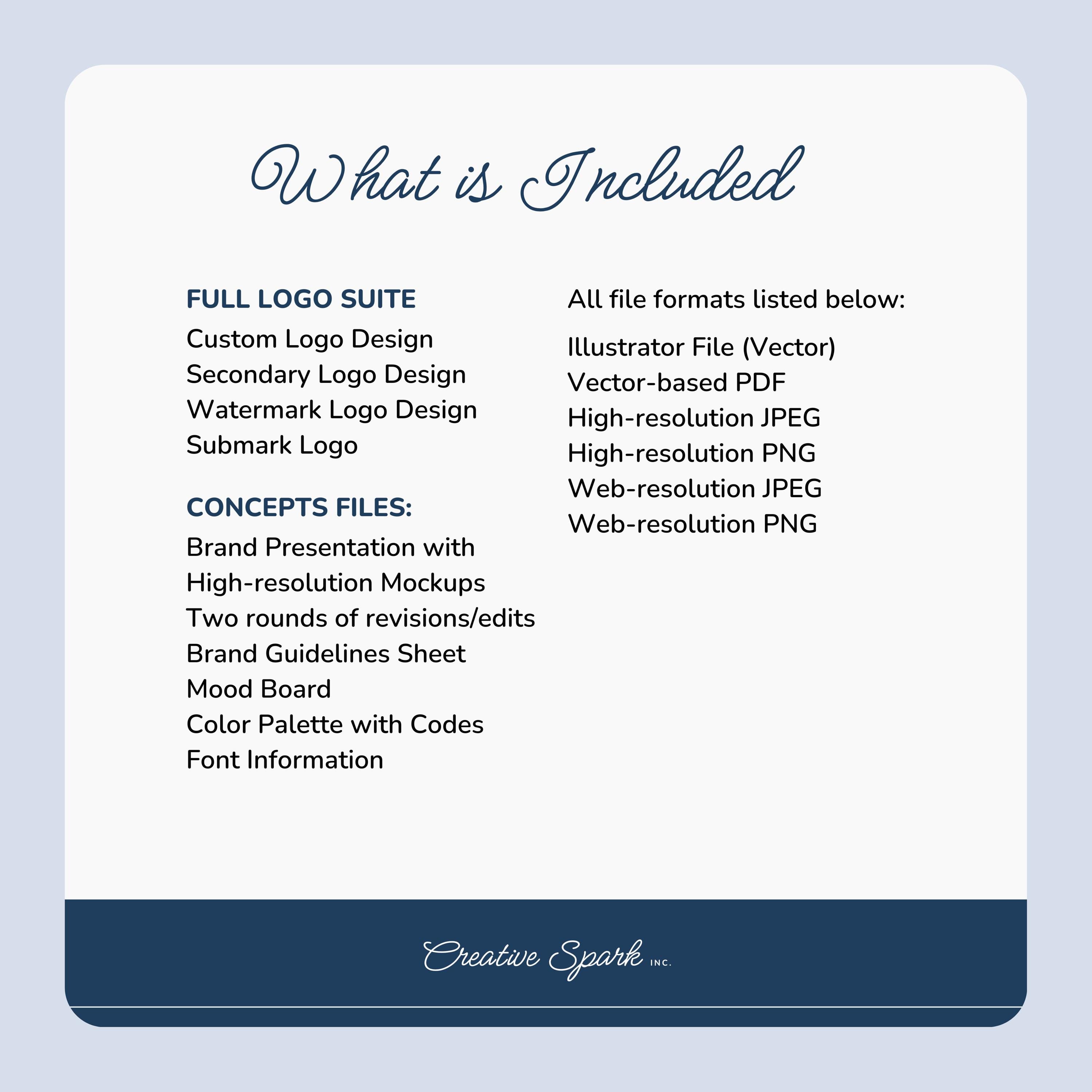 Full Logo Suite Branding Package Custom Logo Design Brand Kit Business ...