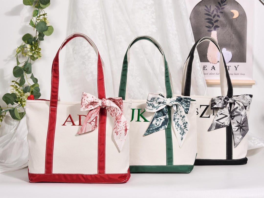 Custom Tote Bag, Canvas Tote Bag,personalized Name Bag,bridesmaid Gift ...