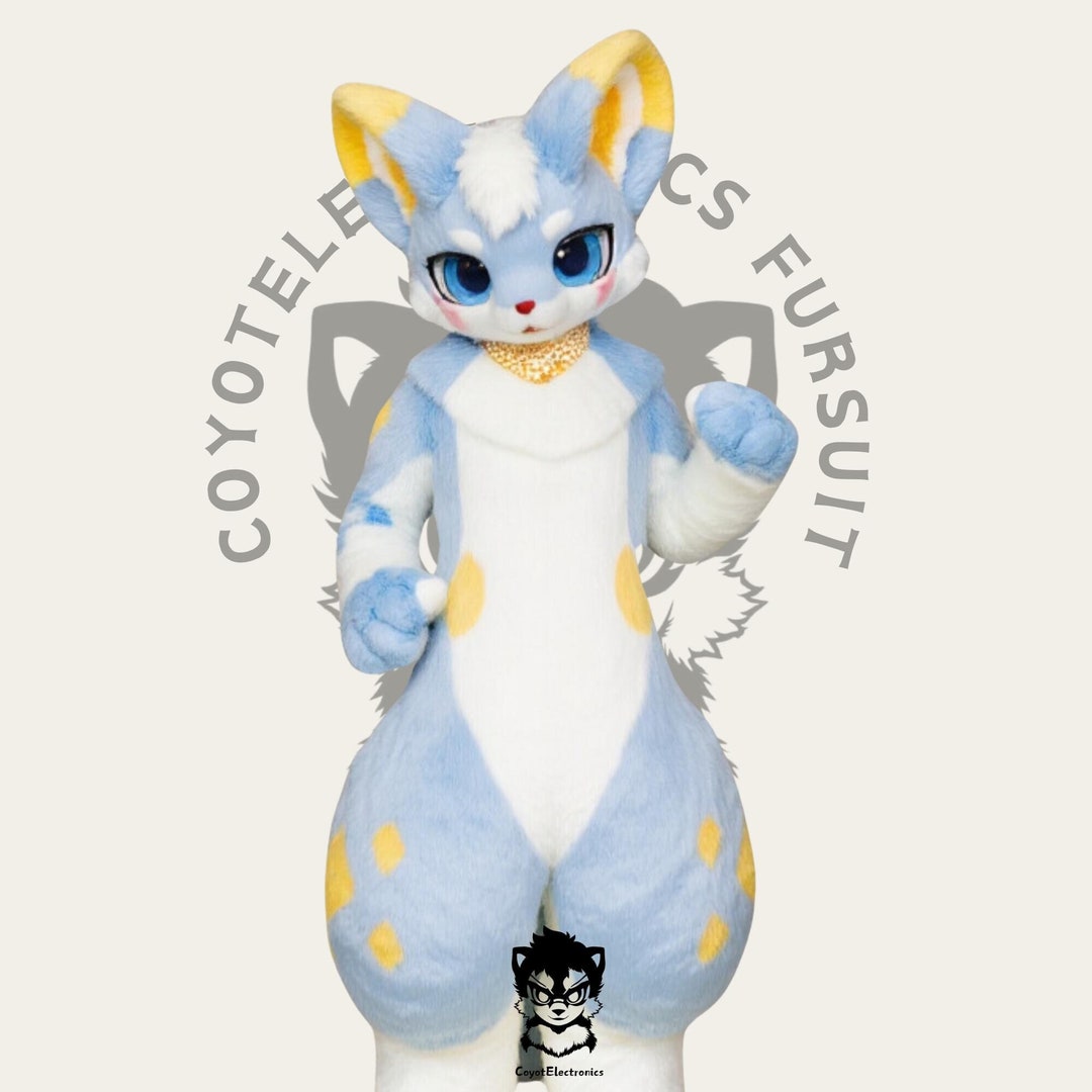 Cute Cat Fursuit Head, Custom Fursuit Head, Kenomo Theme Party, Fursuit ...
