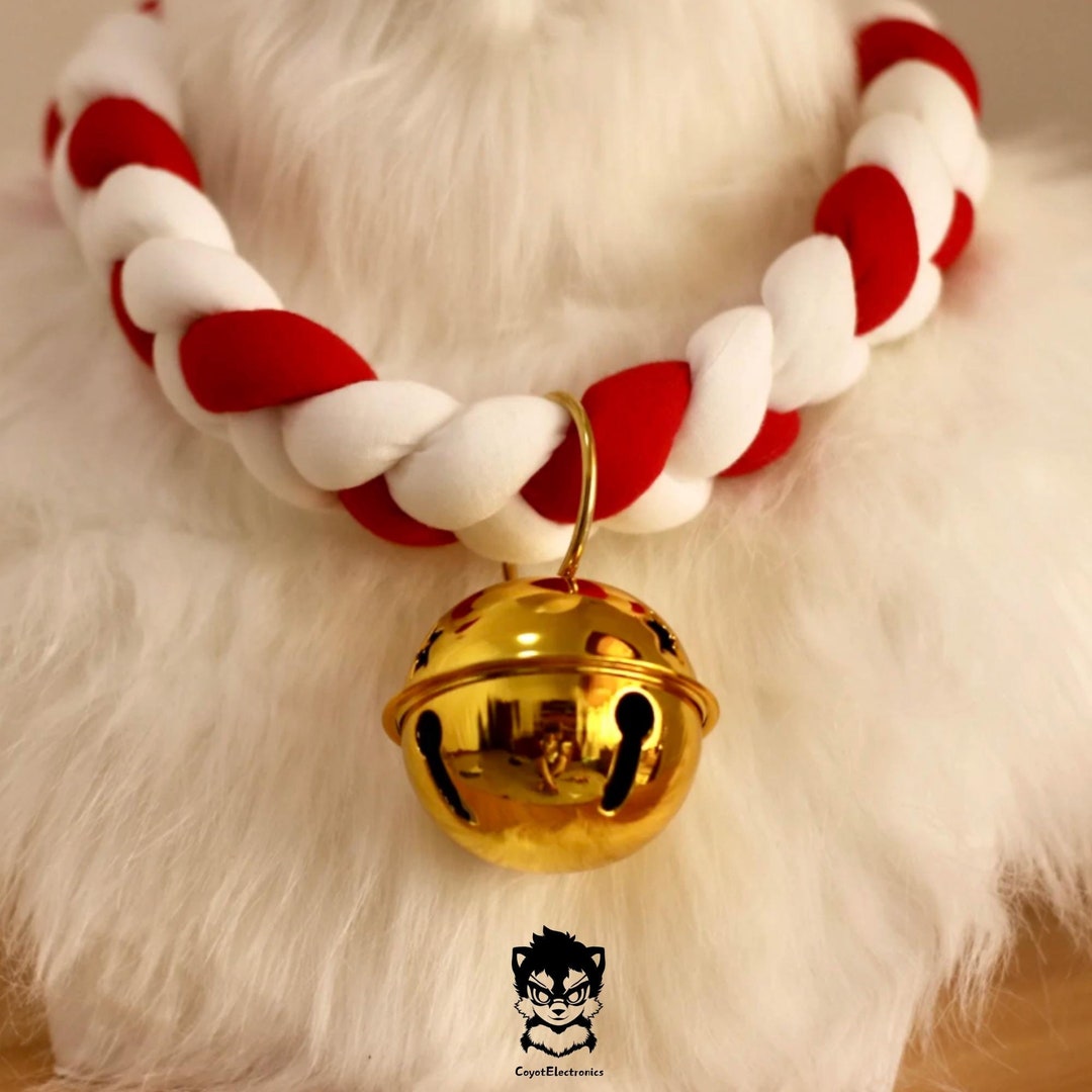 Fursuit Bell Collar, Fursuit Head Accessories, Jingle Bell Collar ...