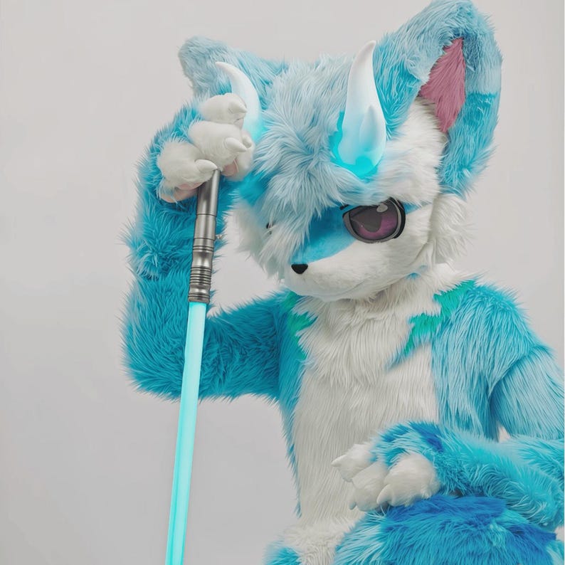 Ocean Dragon Fursuit Full Body Suit, Custom Fursuit Head, Kenomo Theme ...