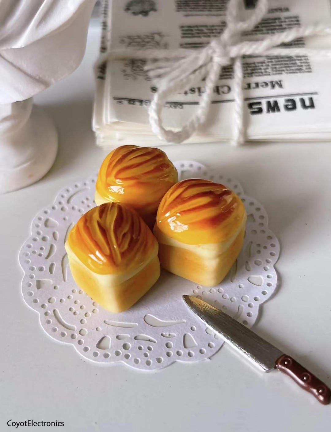 Mini Butter Cake-mini Cakes-mini Desserts-1:12-mini Food-doll House ...