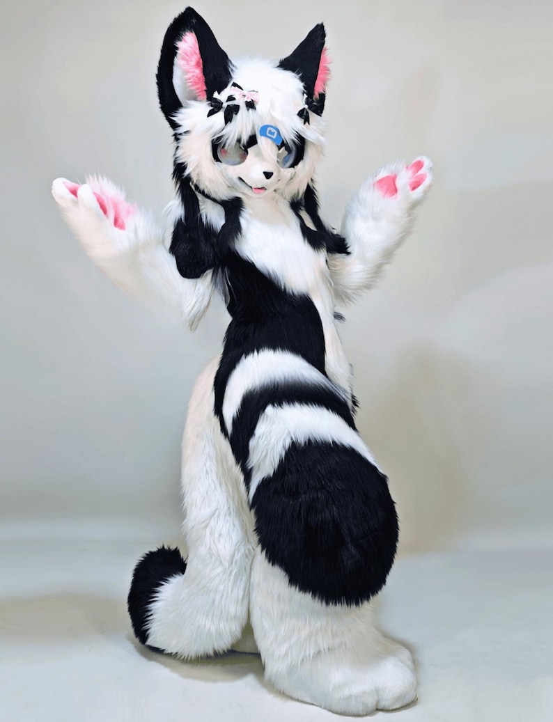 Custom Fursuit Full Body Suit, Kenomo/toony Theme Party, Fursuit Mask ...