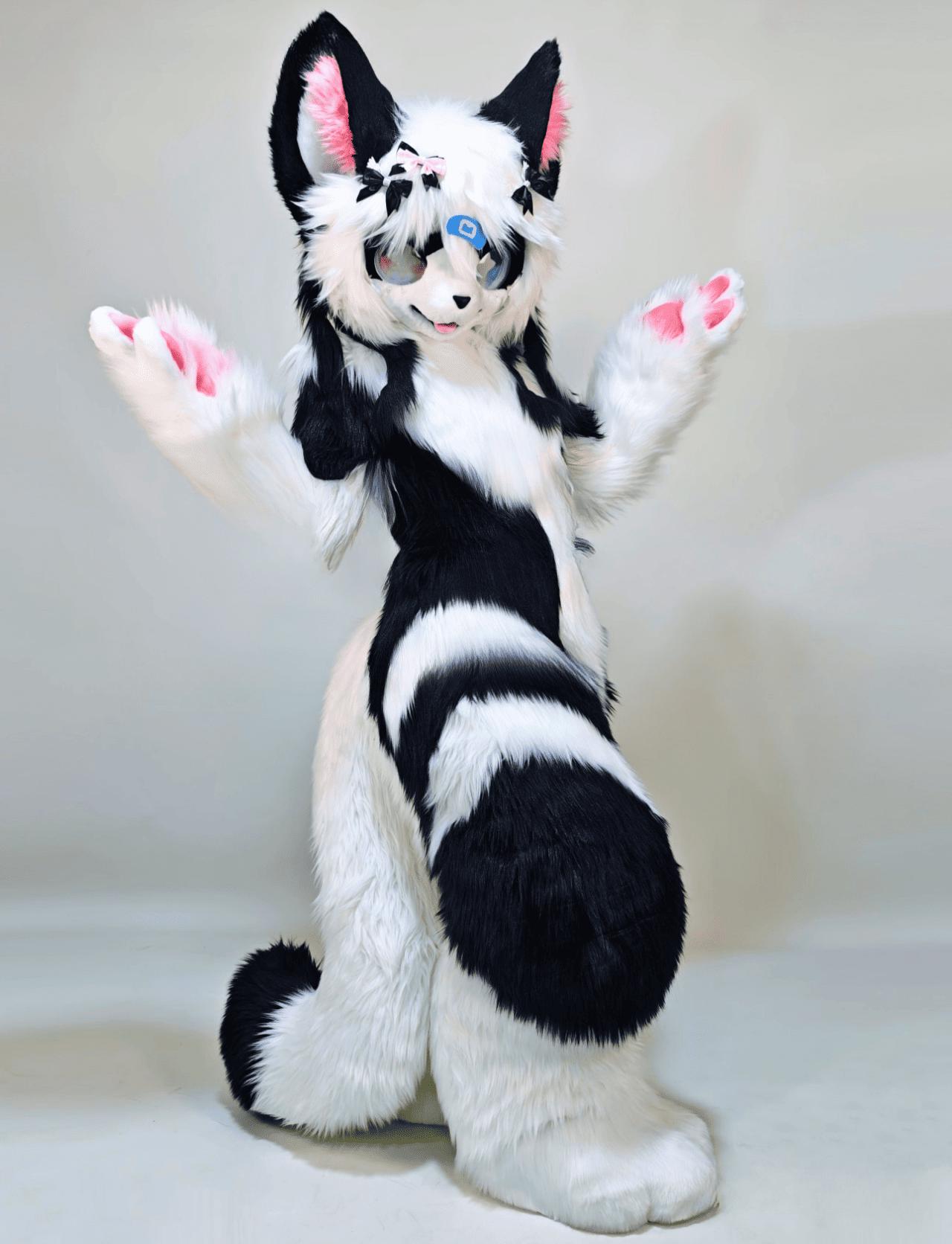 Custom Fursuit Full Body Suit, Kenomo/toony Theme Party, Fursuit Mask ...