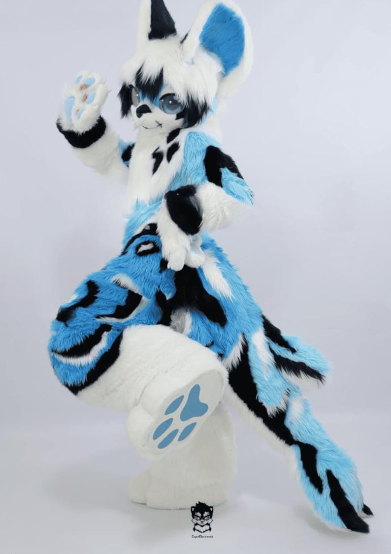 Custom Fursuit Full Body Suit, Kenomo/toony Theme Party, Fursuit Mask ...