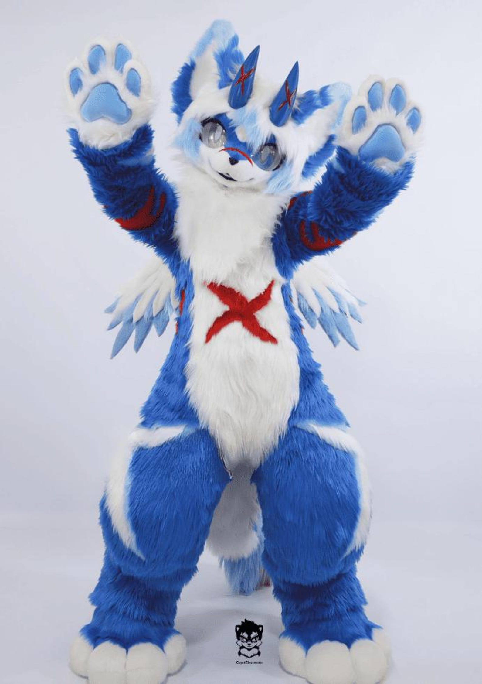 Custom Fursuit Full Body Suit, Kenomo/toony Theme Party, Fursuit Mask ...