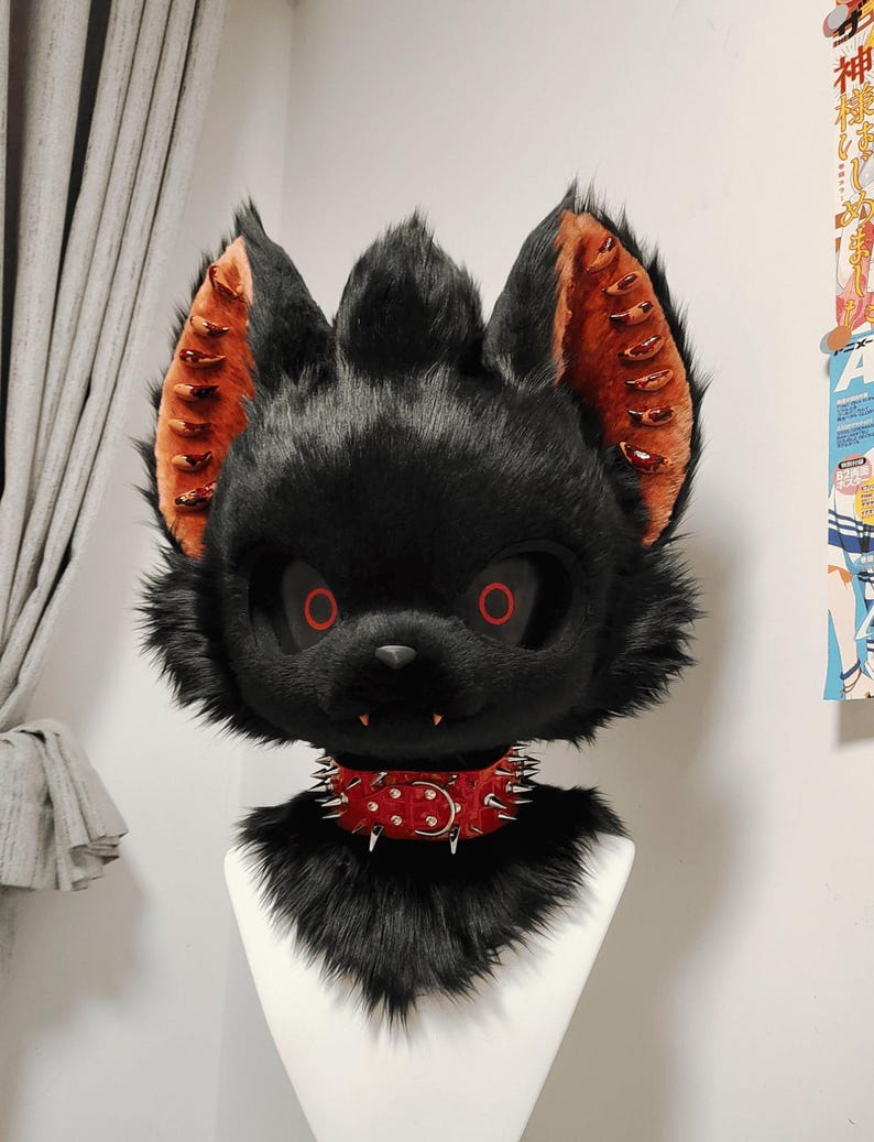 Mr. Evil Bat Fursuit Full Body Suit, Custom Fursuit Head, Kenomo Theme ...