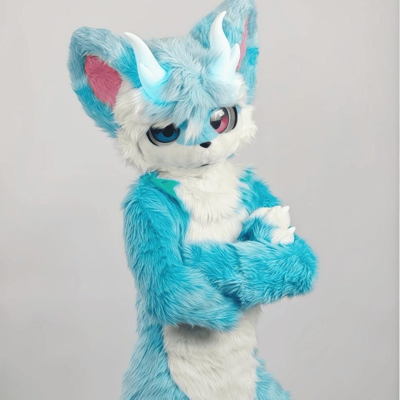 Ocean Dragon Fursuit Full Body Suit, Custom Fursuit Head, Kenomo Theme ...