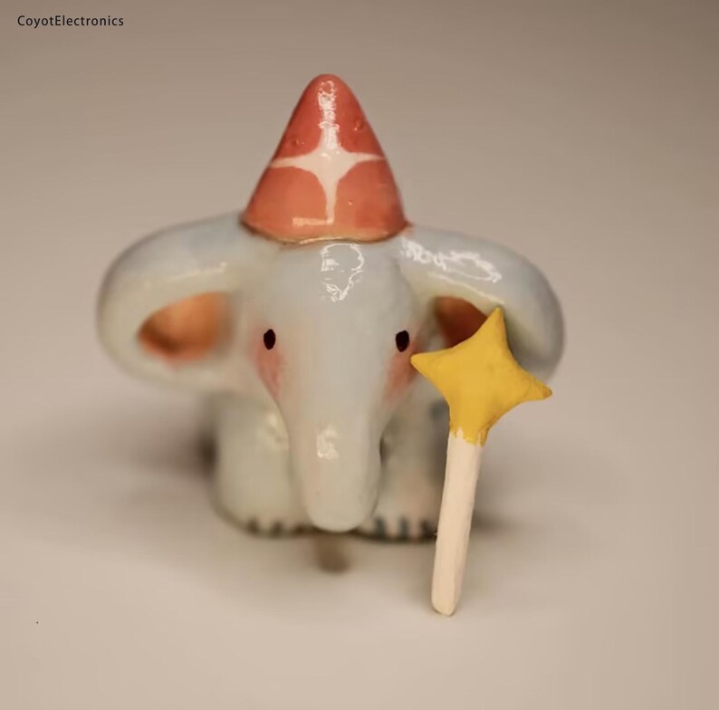 Stone Elephant Figurine,stone Star Elephant,eesk Companion,handmade ...