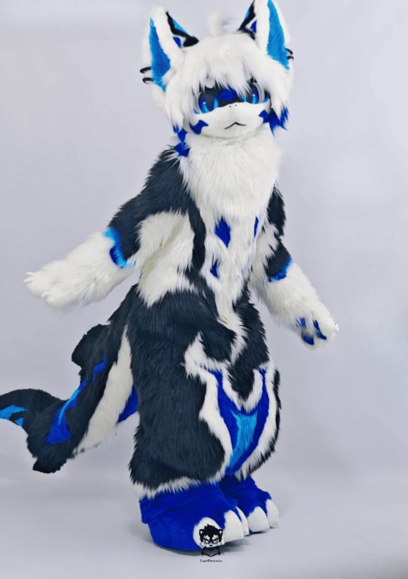 Custom Fursuit Full Body Suit, Kenomo/toony Theme Party, Fursuit Mask ...