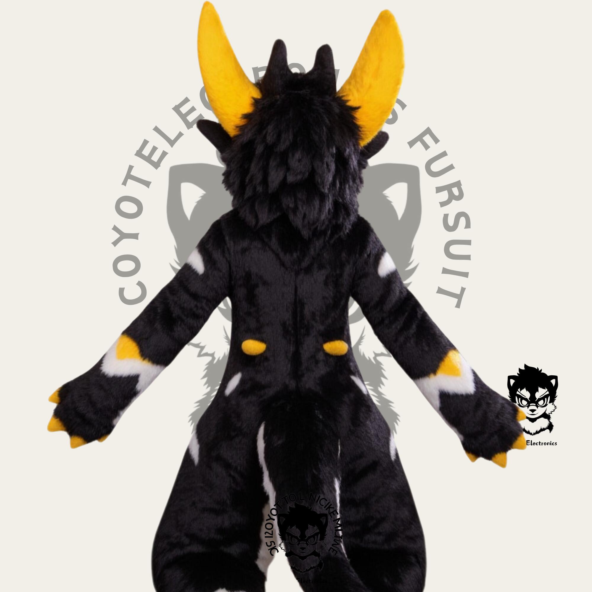 Black Desert Fire Lord Fursuit Head, Custom Fursuit Head, Kenomo Theme ...