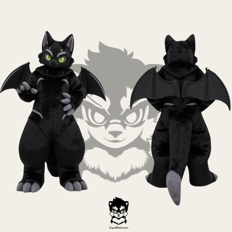 Bat Fursuit - Etsy