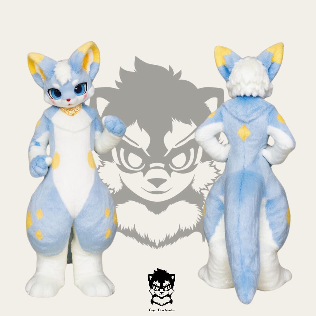 Cute Cat Fursuit Head, Custom Fursuit Head, Kenomo Theme Party, Fursuit ...