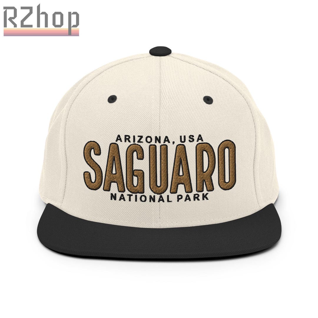 Saguaro National Park Snapback Hat Embroidered USA National Park Hat ...