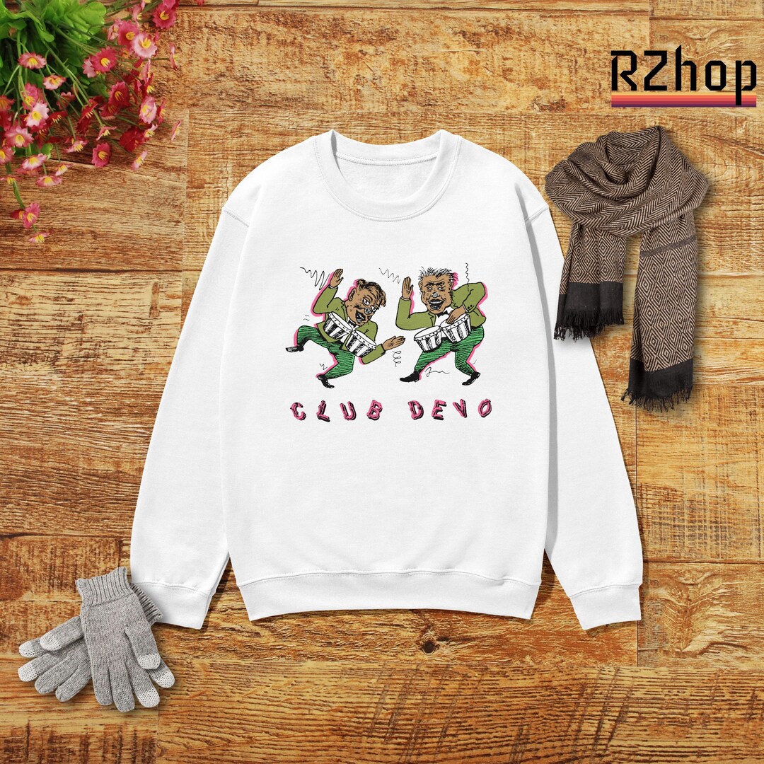 Vintage Devo Band Club Devo 90's Sweatshirt - Devo Band Shirt, Devo ...