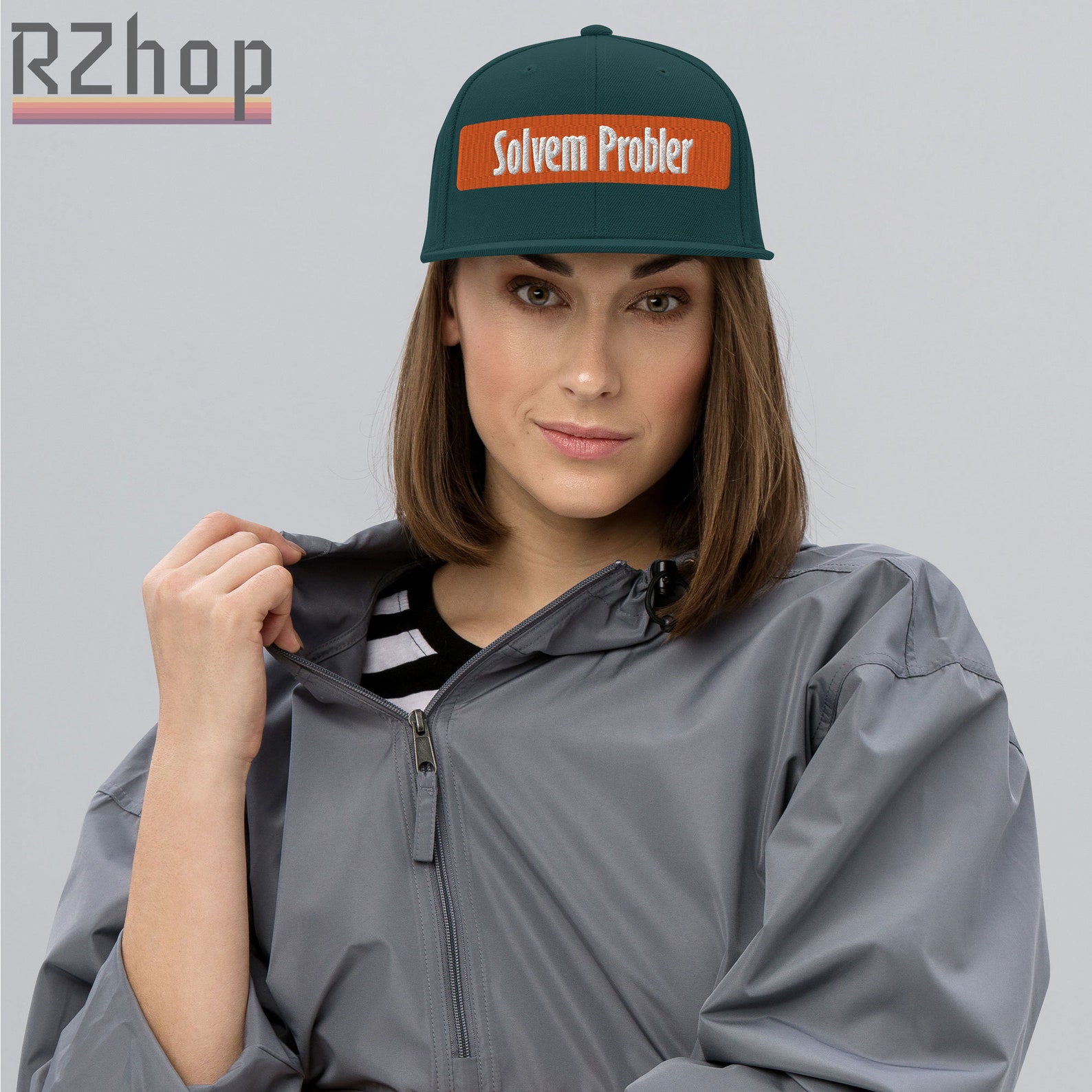 Solvem Probler Snapback Problem Solver Embroidered Parody Hat Humor ...