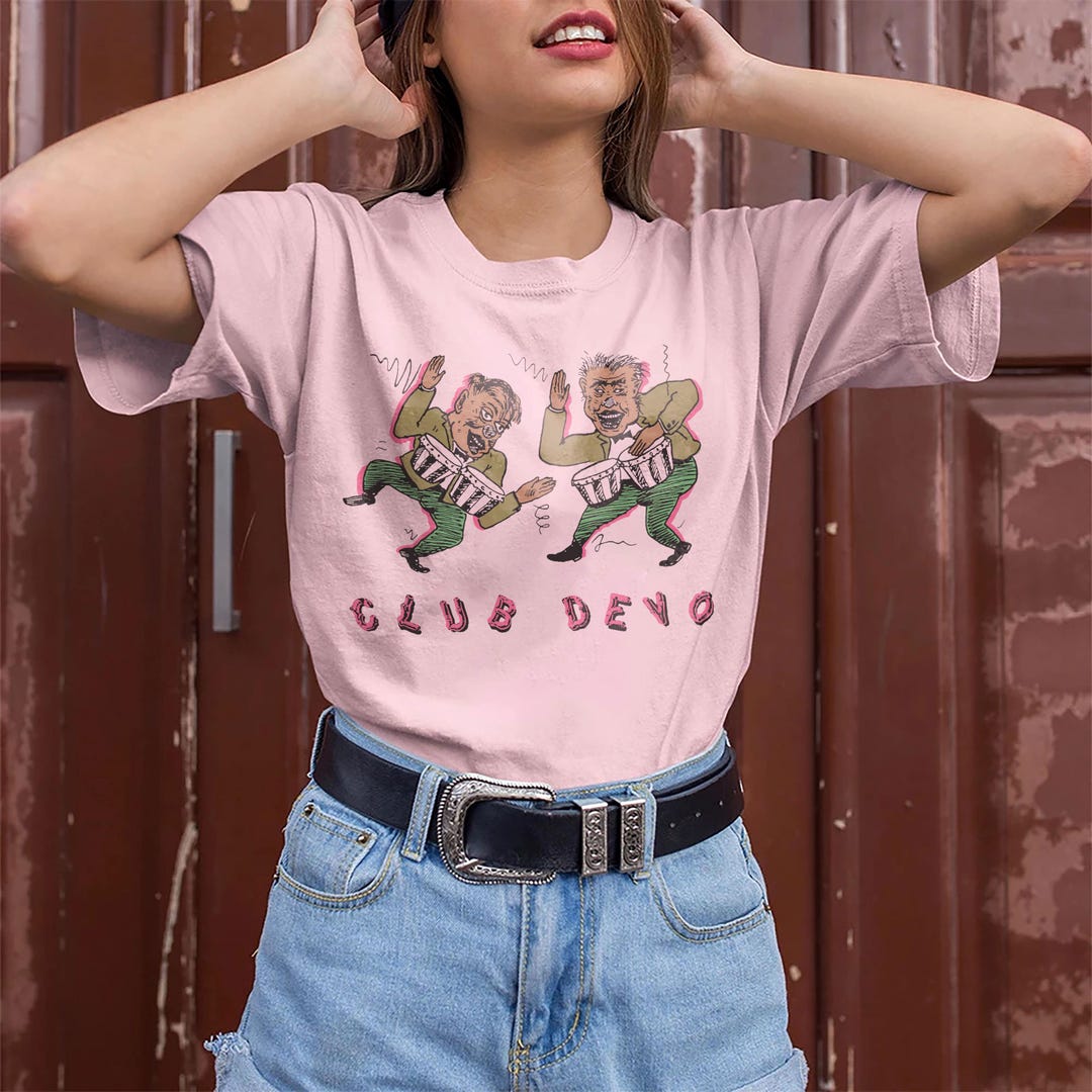 Vintage Devo Band Club Devo 90's T-shirt - Devo Band Shirt, Devo Band ...